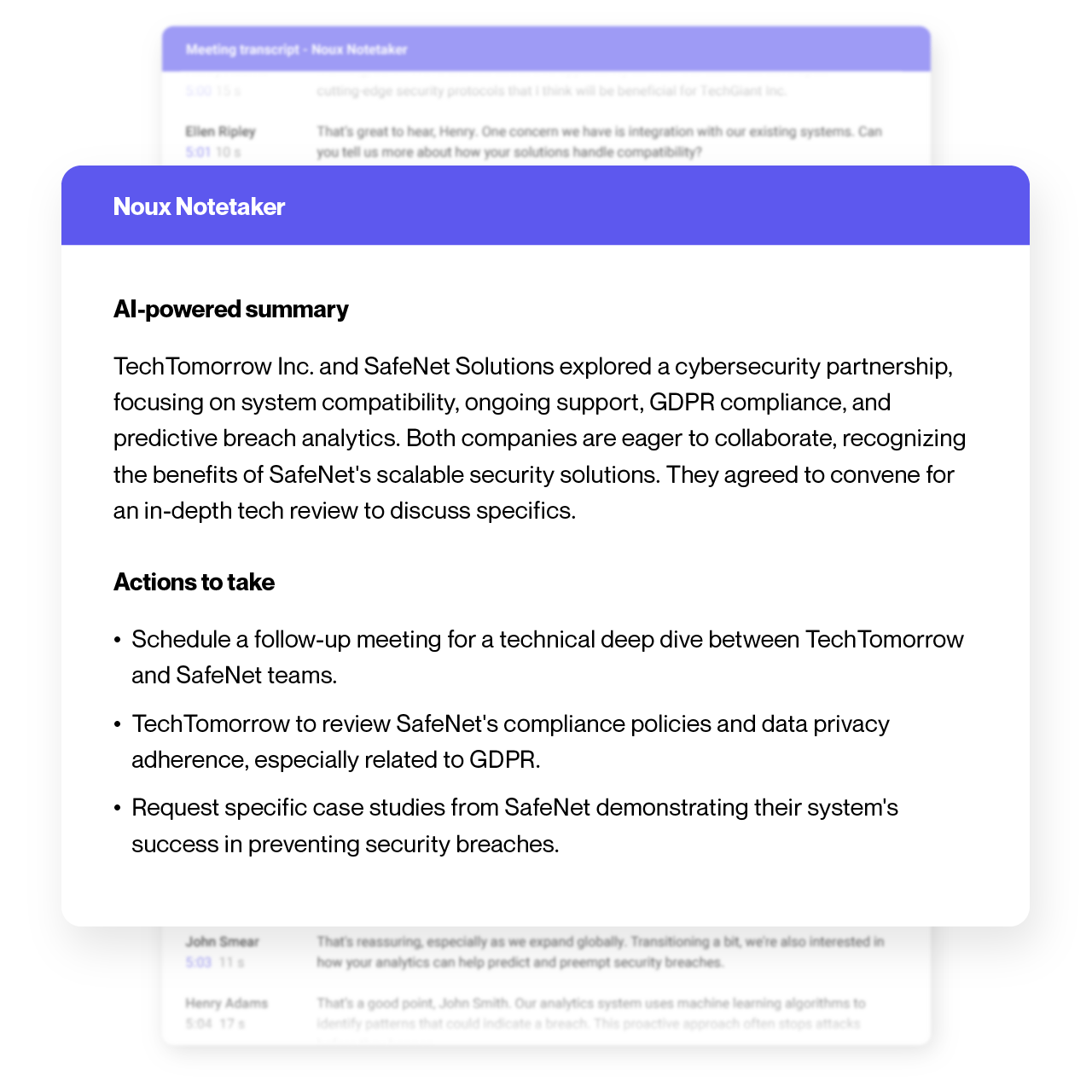 Features | Noux Digital Sales Room